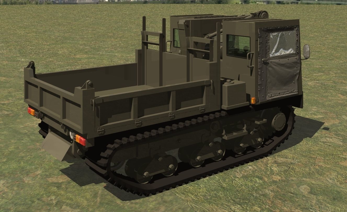 JGSDF Material carrier 2set 3D model | CGTrader