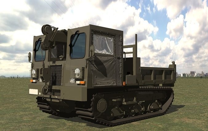 JGSDF Material carrier 2set 3D model | CGTrader