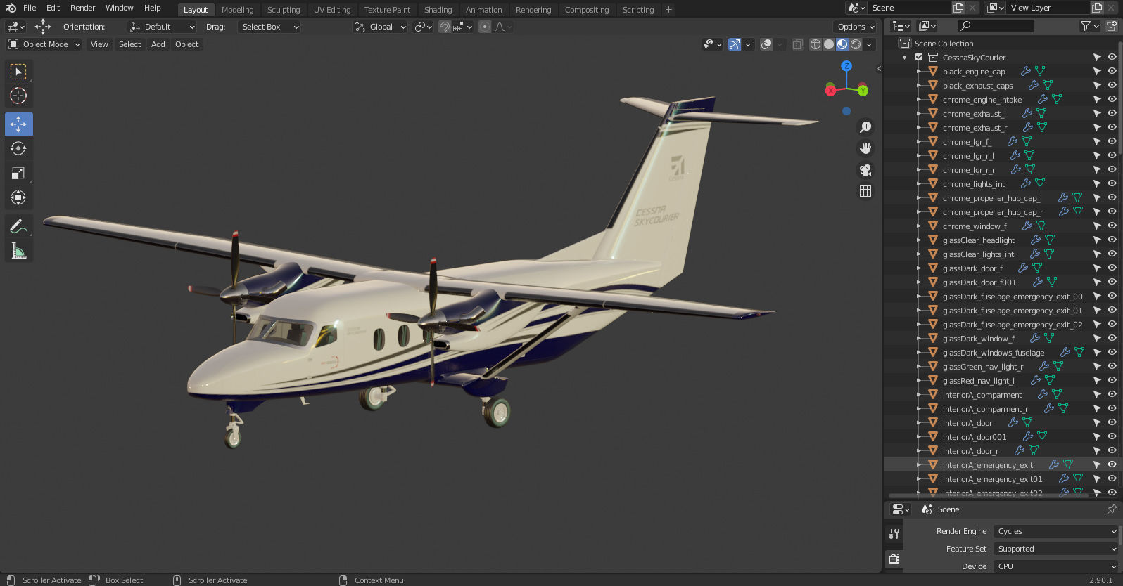 Cessna 408 SkyCourier 3D model | CGTrader