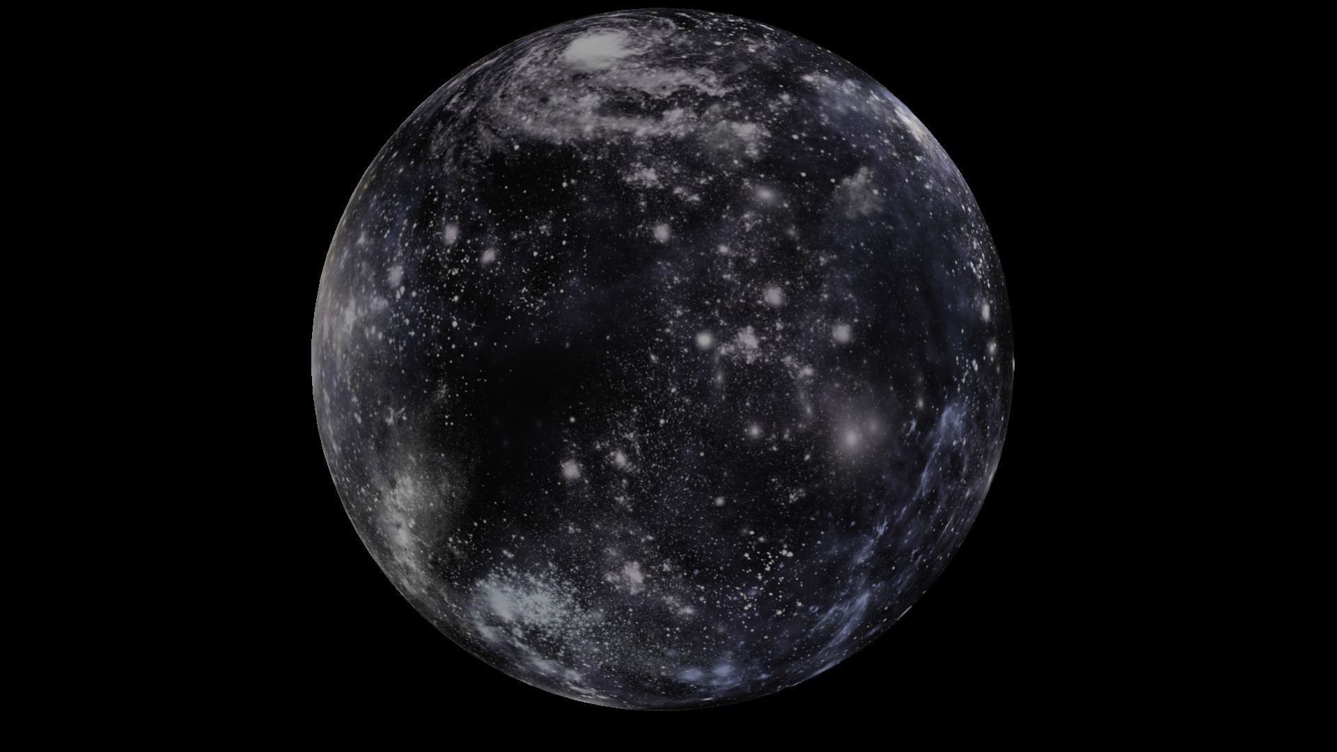 3D model HDRI Panoramic Sky - 360 starfield - 02 Amazing cosmo VR / AR ...