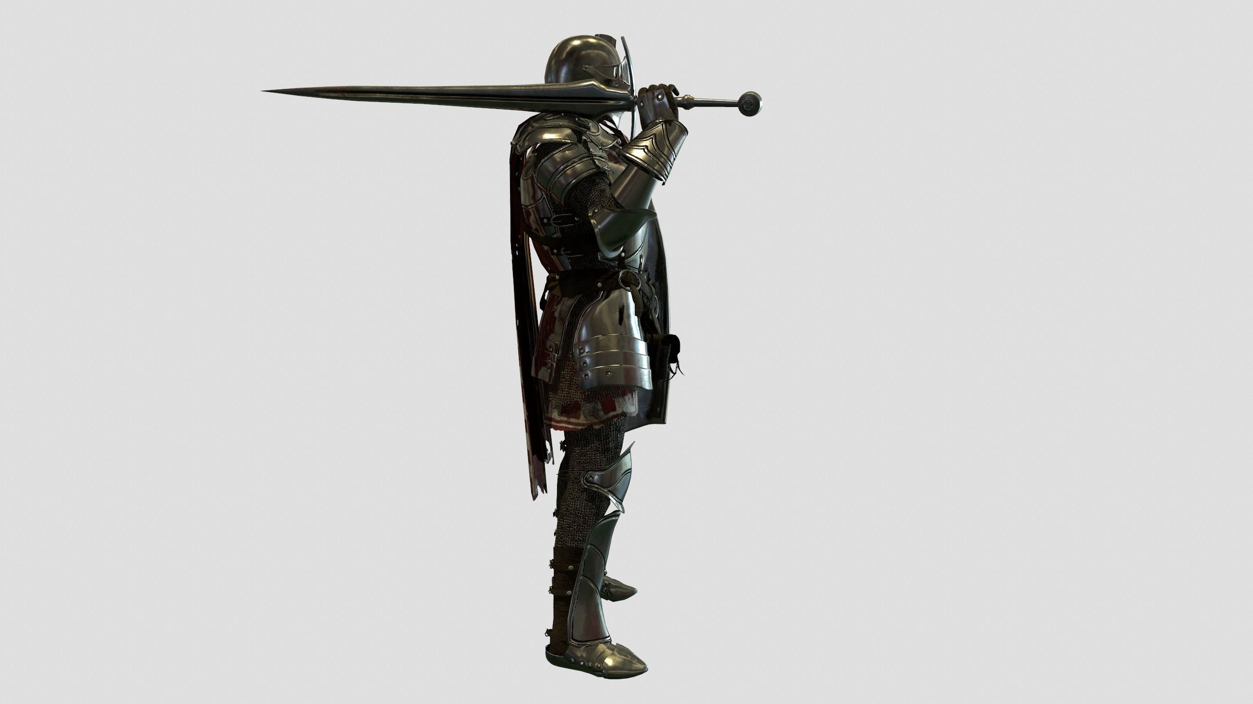 Knight 3D model animated rigged | CGTrader