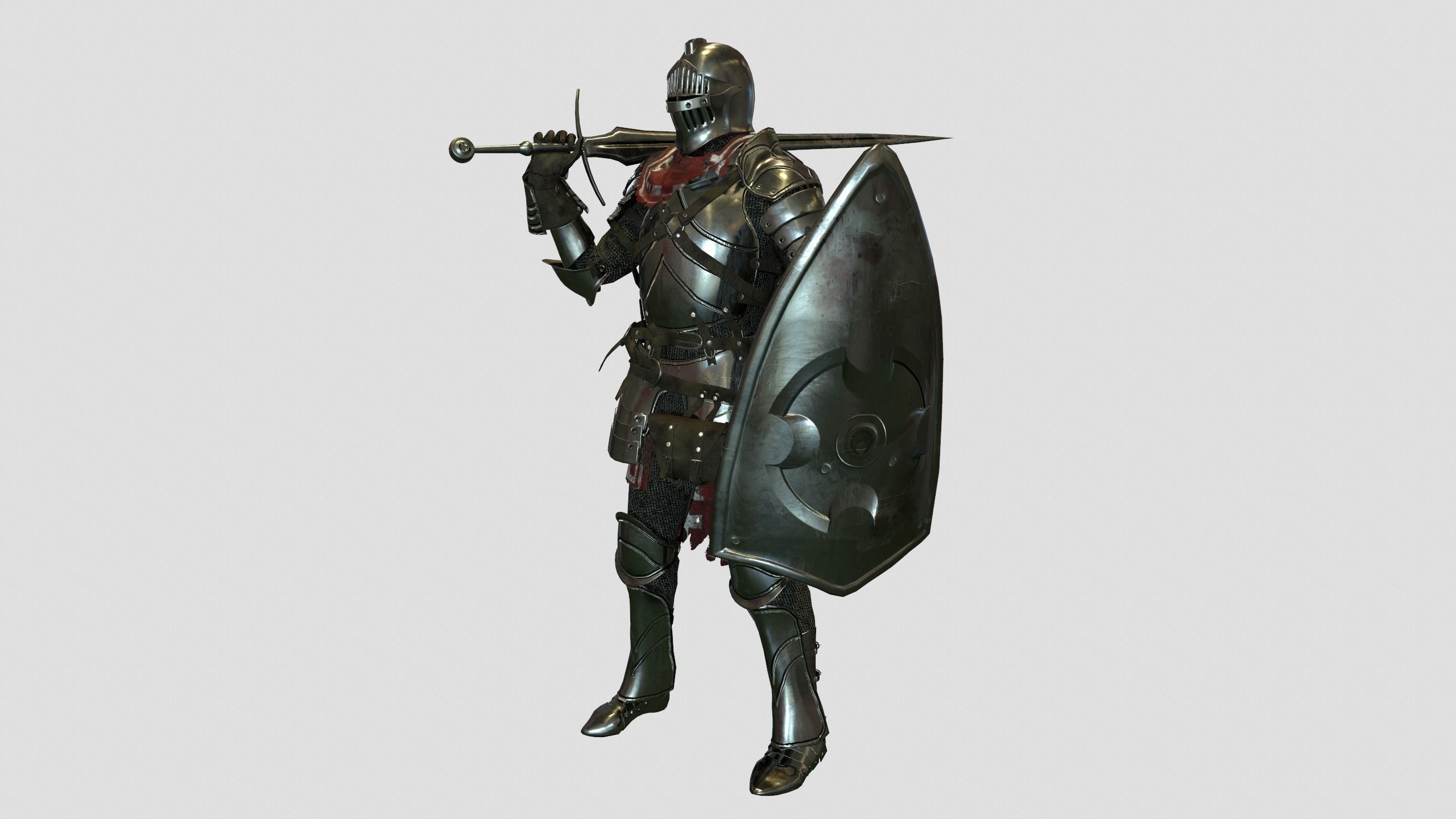 Knight 3D model animated rigged | CGTrader