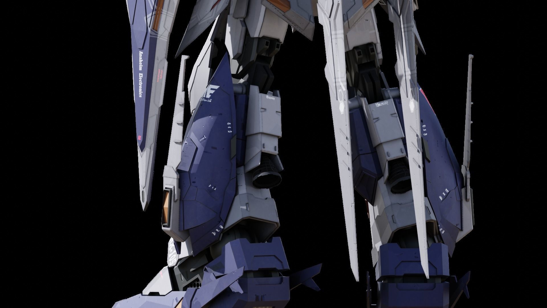 RX - 105 Gundam 3D model rigged | CGTrader