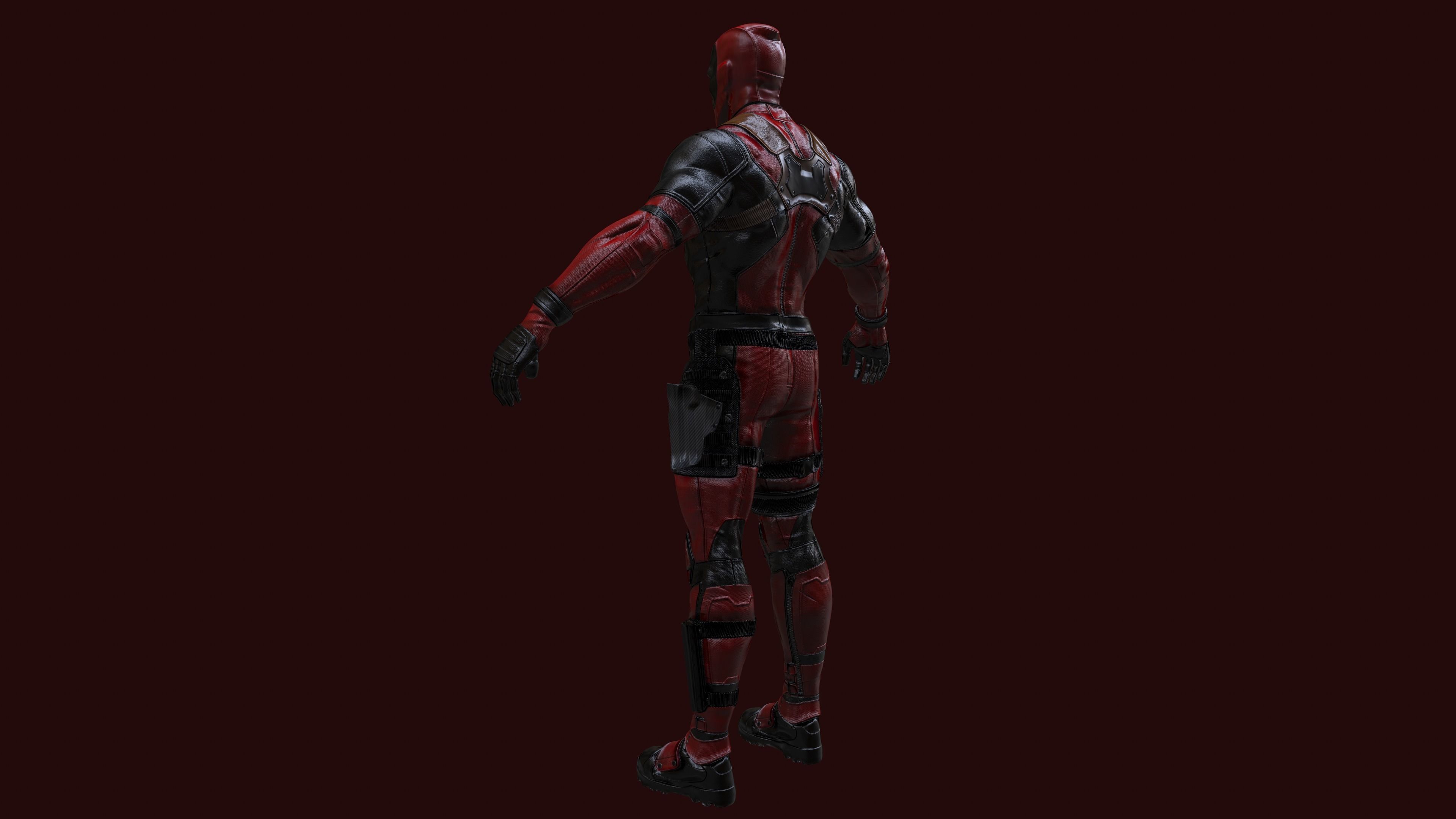3D model DEADPOOL VR / AR / low-poly | CGTrader