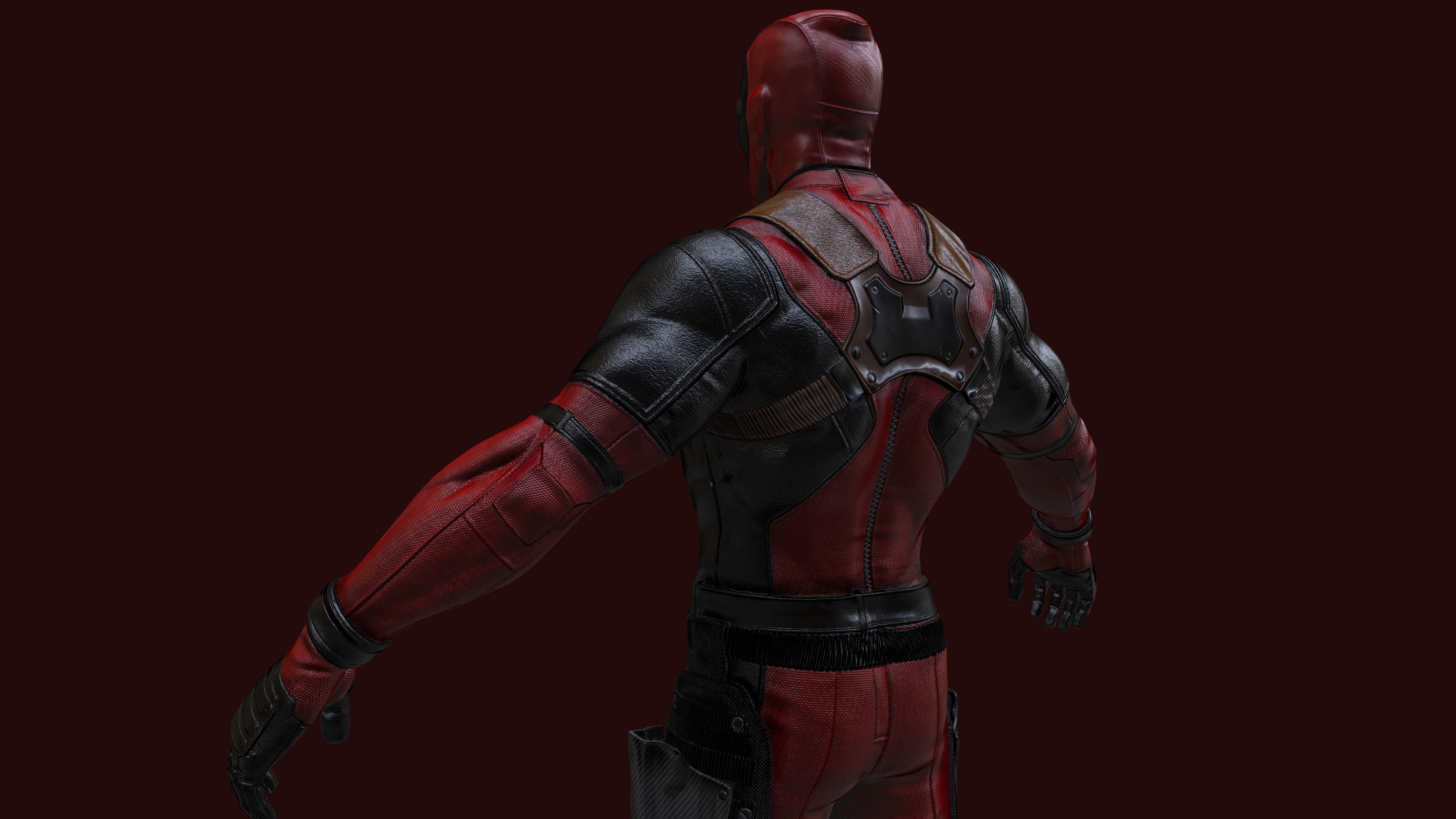 3D model DEADPOOL VR / AR / low-poly | CGTrader