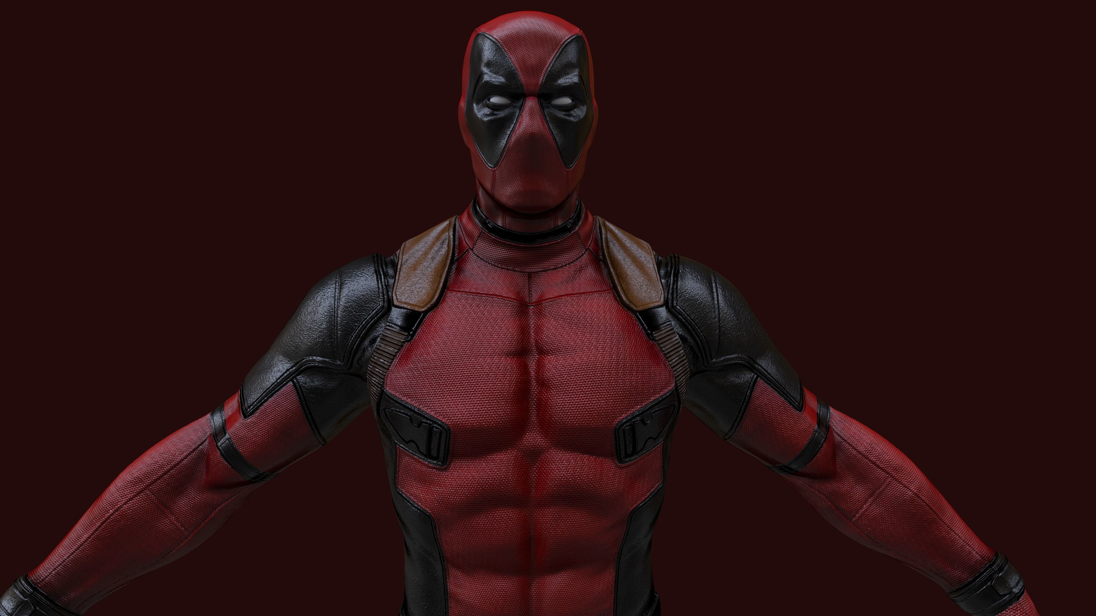 3D model DEADPOOL VR / AR / low-poly | CGTrader
