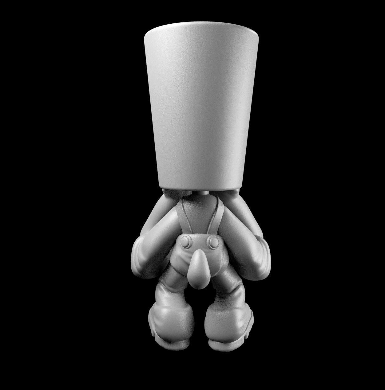 Pencil holder Vase holder objects holder free 3D model 3D printable ...