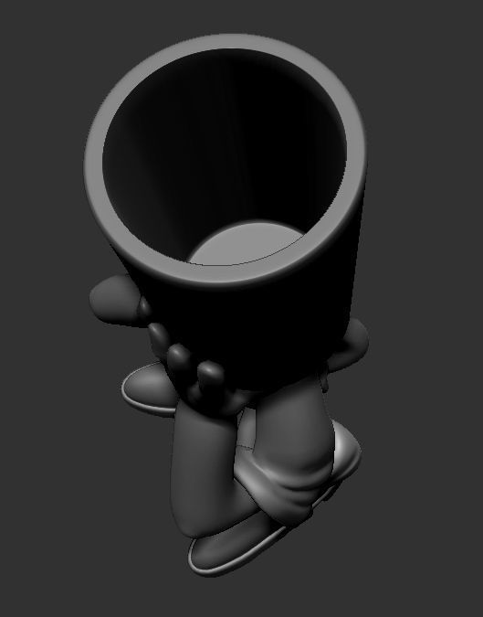 Pencil holder Vase holder objects holder free 3D model 3D printable ...