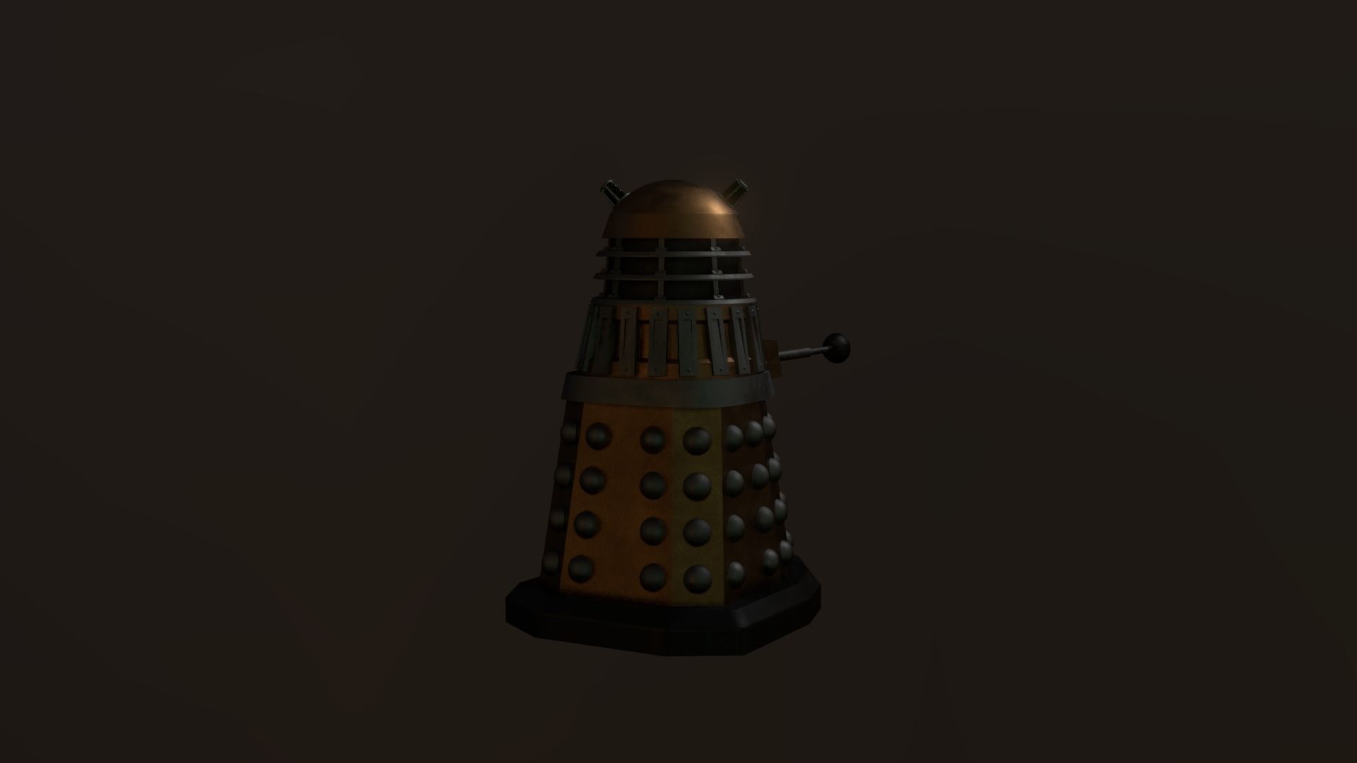 3D model STEAMPUNK DALEK PACK - Rogue Film Productions VR / AR / low ...
