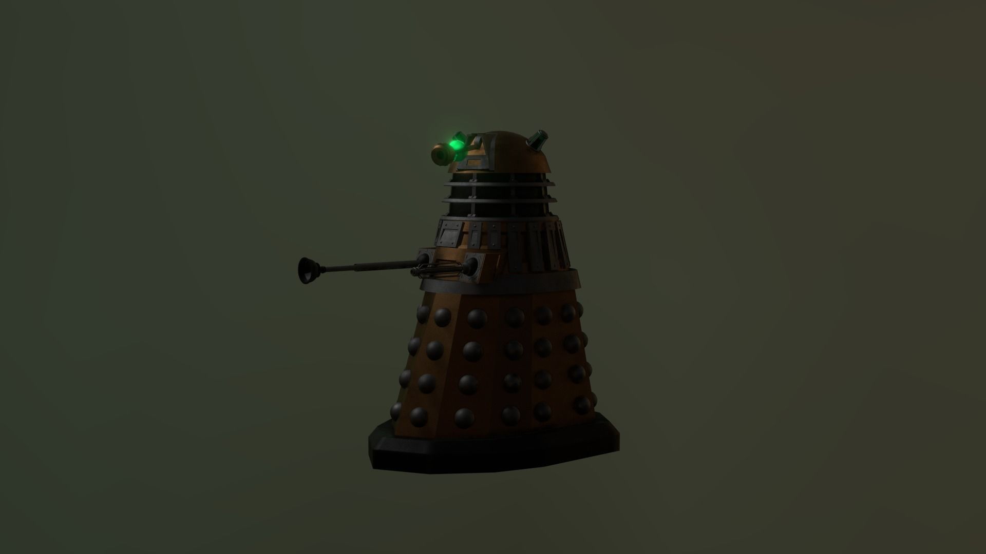 3D model STEAMPUNK DALEK PACK - Rogue Film Productions VR / AR / low ...