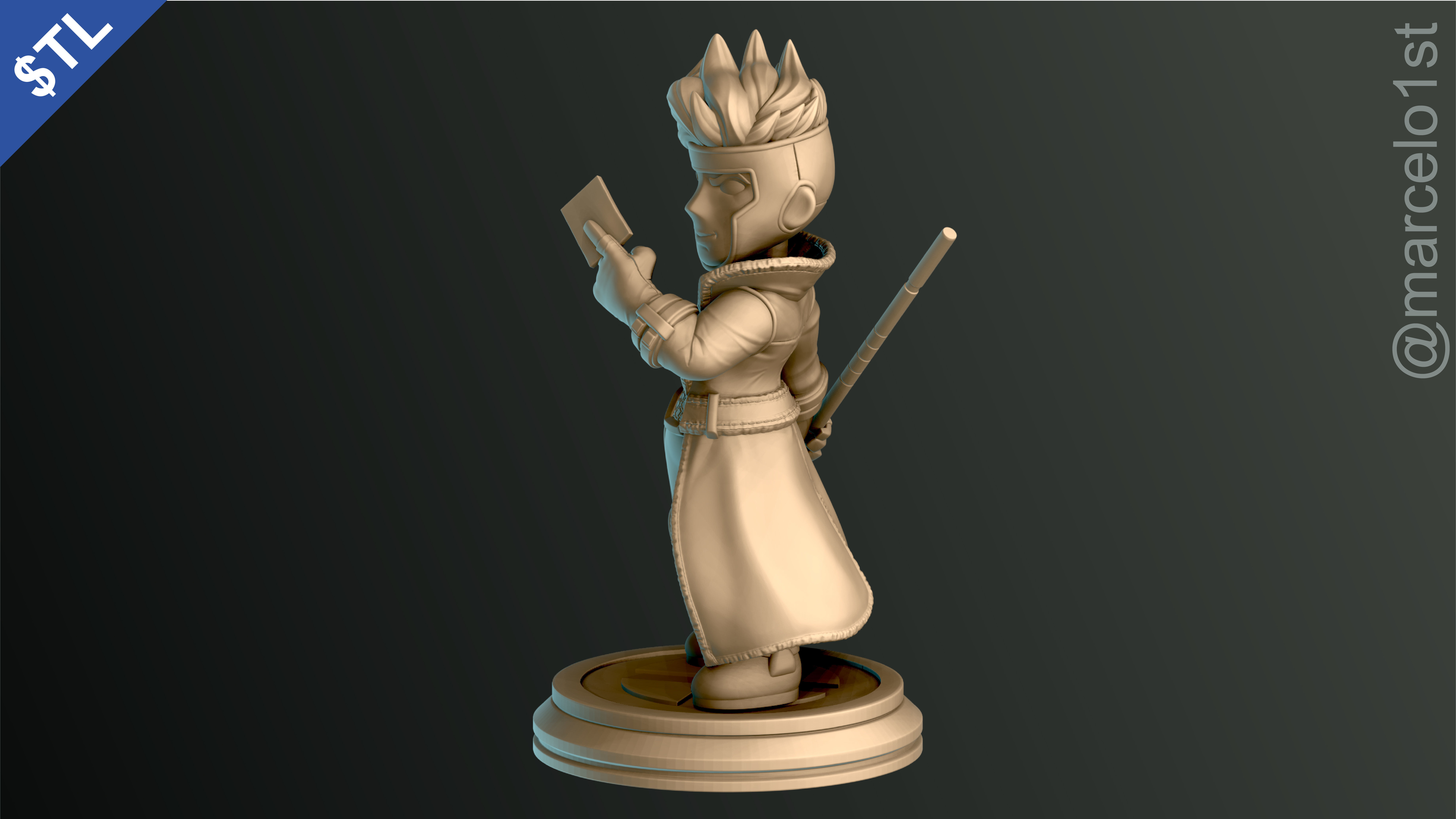 SIMPLES - Gambit 3D model 3D printable | CGTrader