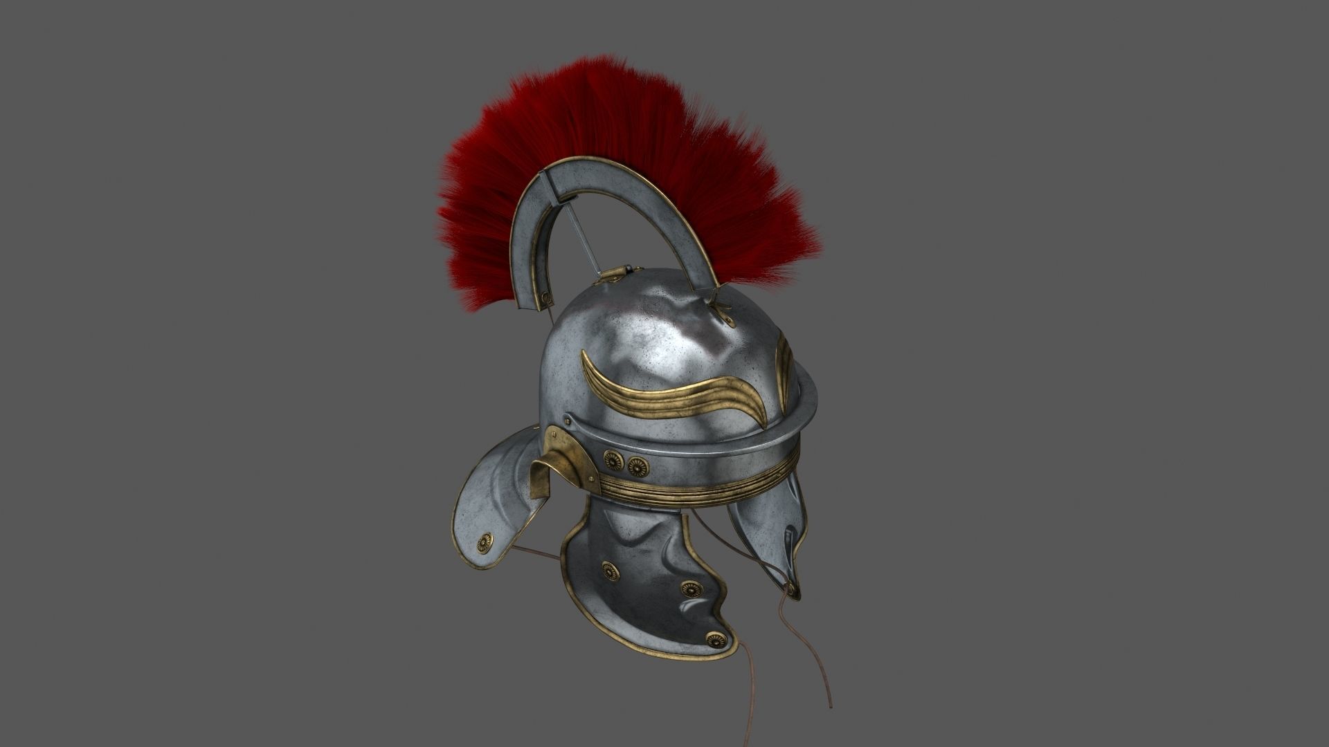 3D model Roman helmet Galea VR / AR / low-poly | CGTrader