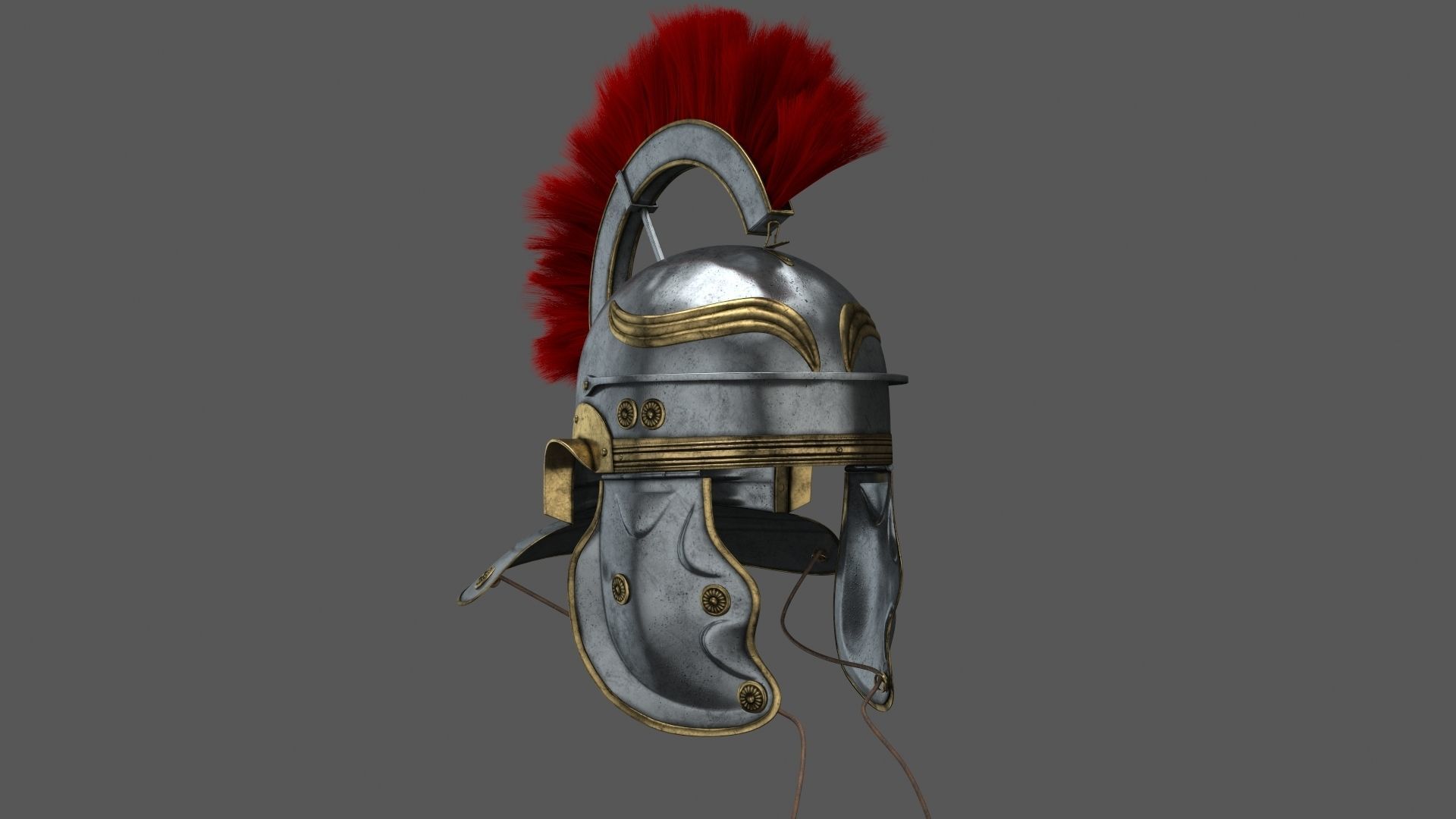 3D model Roman helmet Galea VR / AR / low-poly | CGTrader