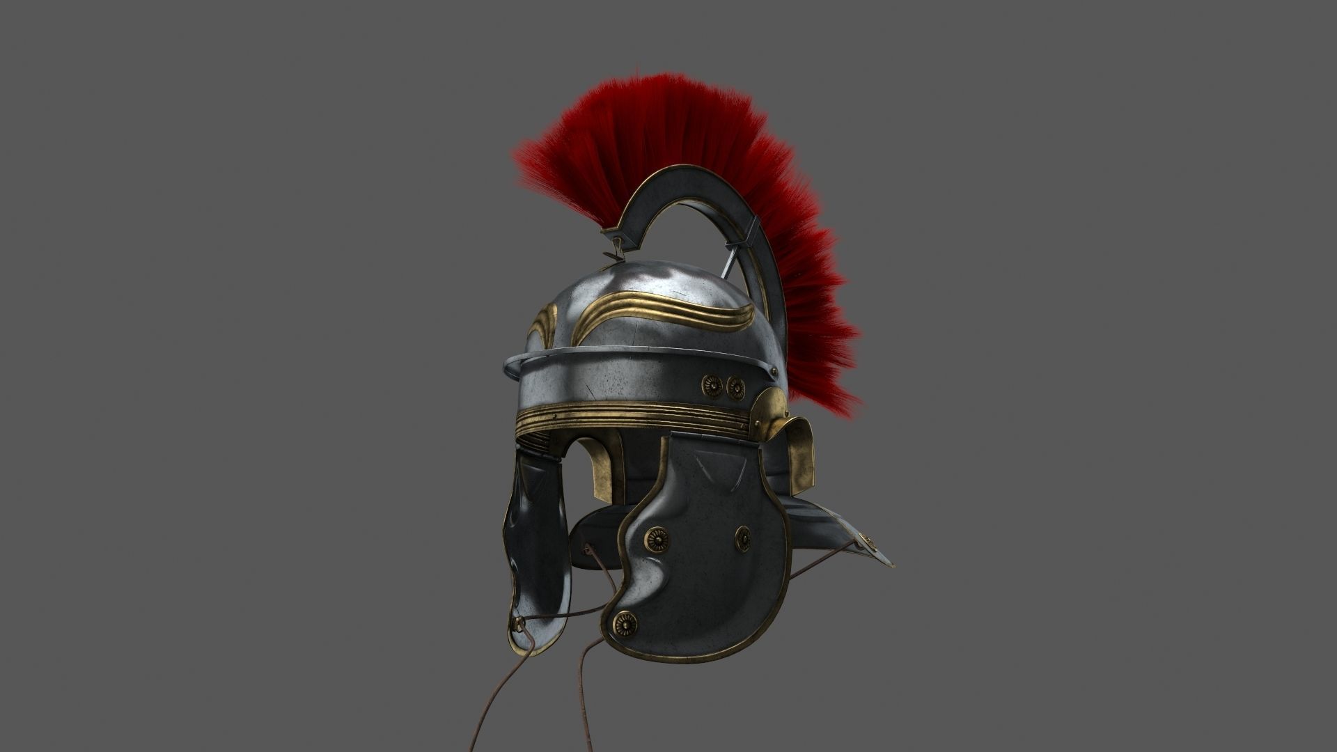3D model Roman helmet Galea VR / AR / low-poly | CGTrader