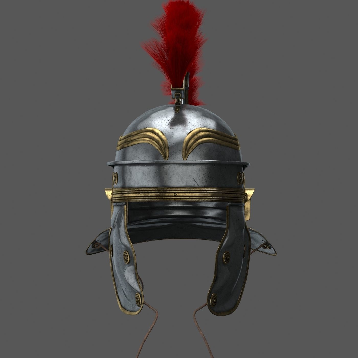3D model Roman helmet Galea VR / AR / low-poly | CGTrader