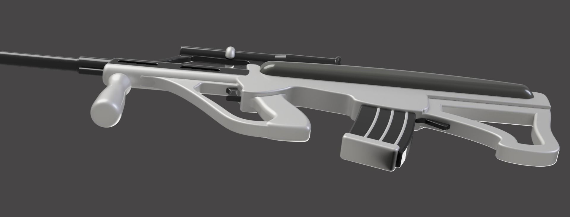 3D model AUG Assault Rifle Low - poly 3D model VR / AR / low-poly ...