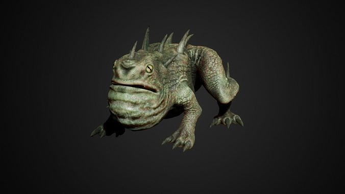 3D model Frog mutant VR / AR / low-poly | CGTrader
