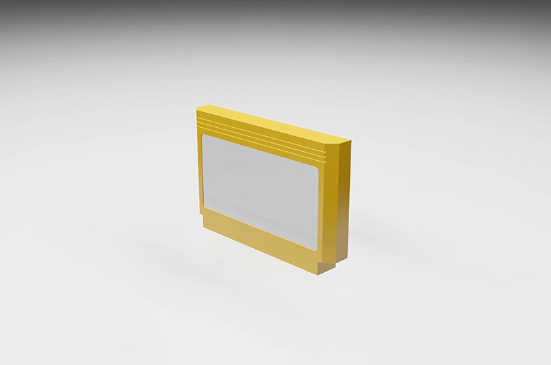 3D model Video Game Cartridge Famicom VR / AR / low-poly | CGTrader