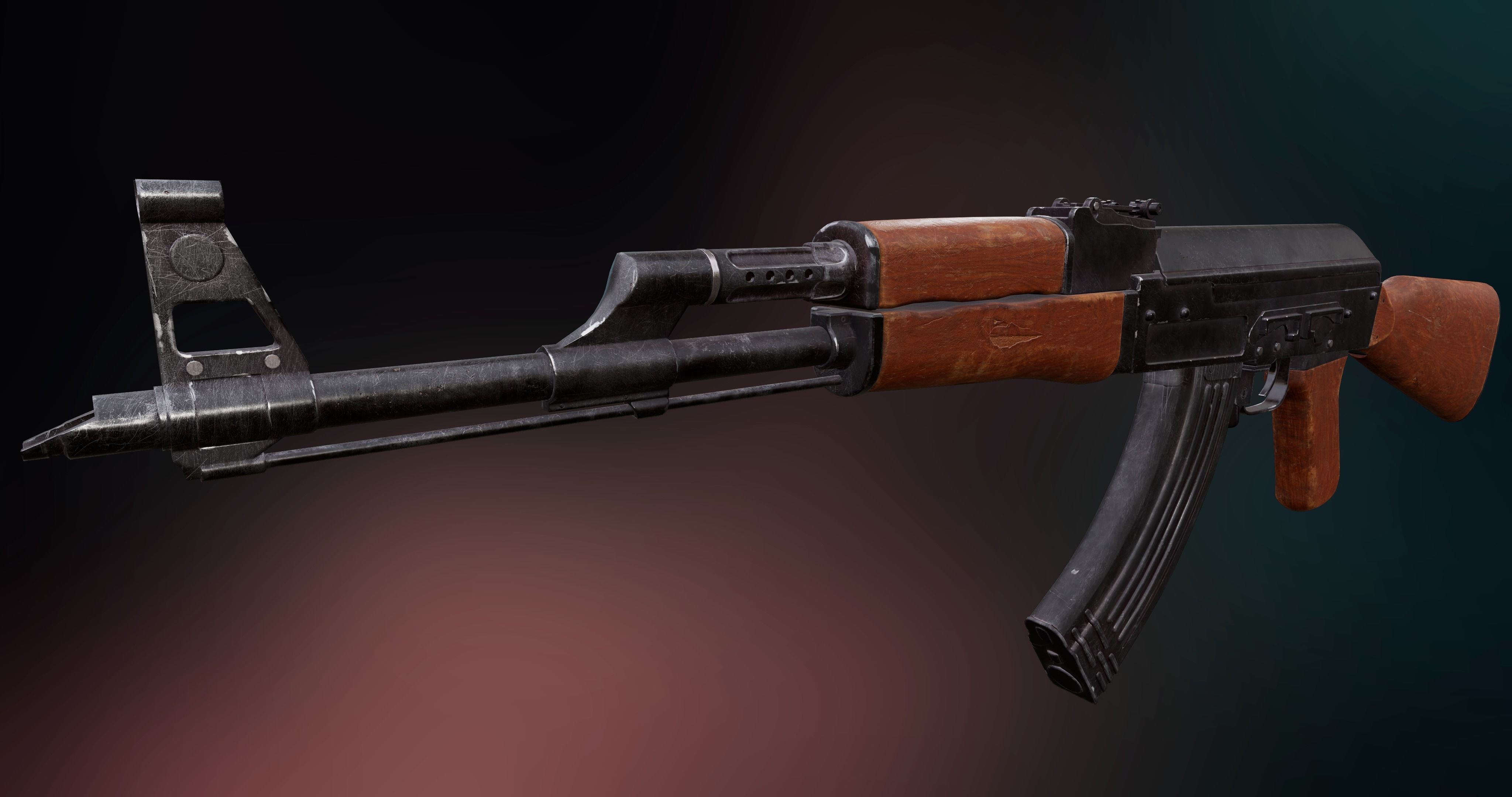 3D model AK 47 VR / AR / low-poly | CGTrader