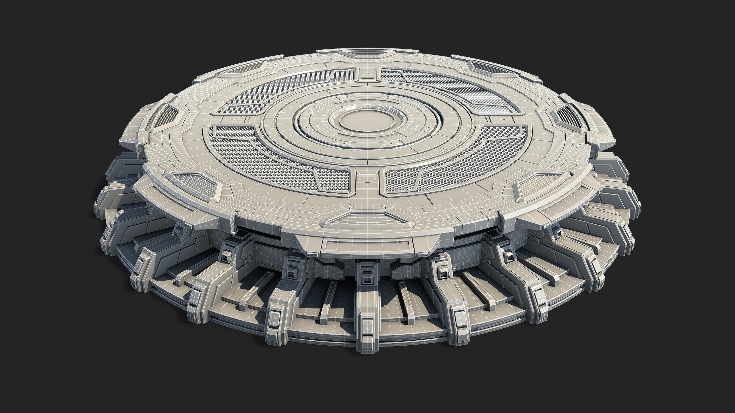 Sci-Fi Mecha Platform Kit Vol 02 3D model | CGTrader