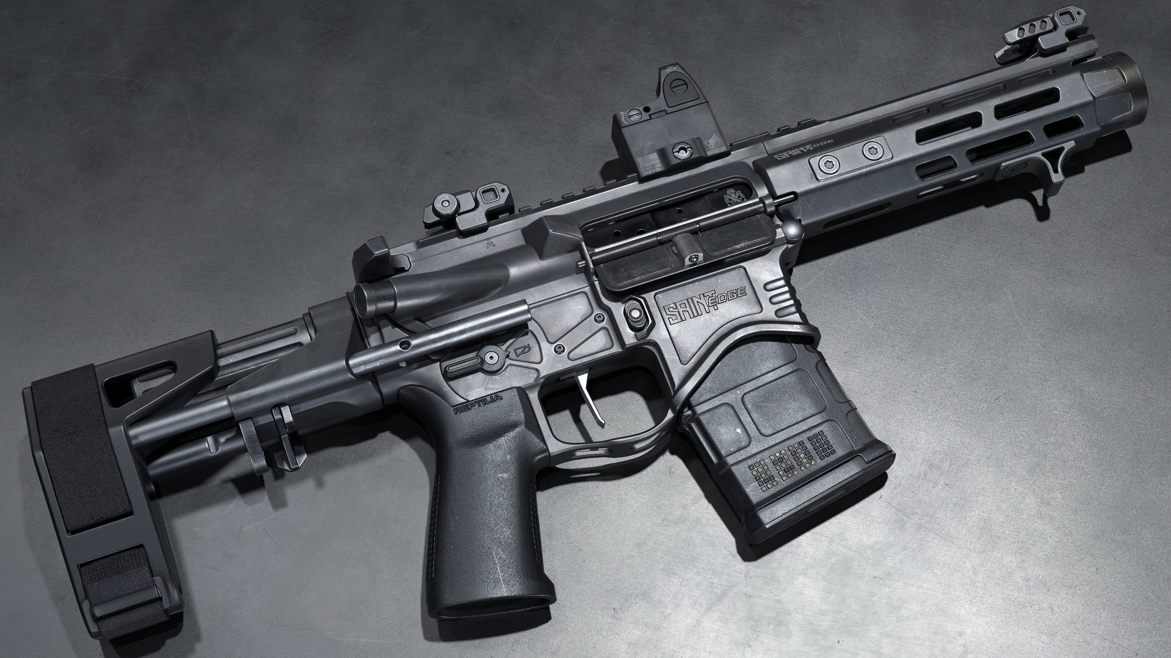 3D model Springfield Armory Saint edge PDW Saint edge EVAC ar15 pistols ...