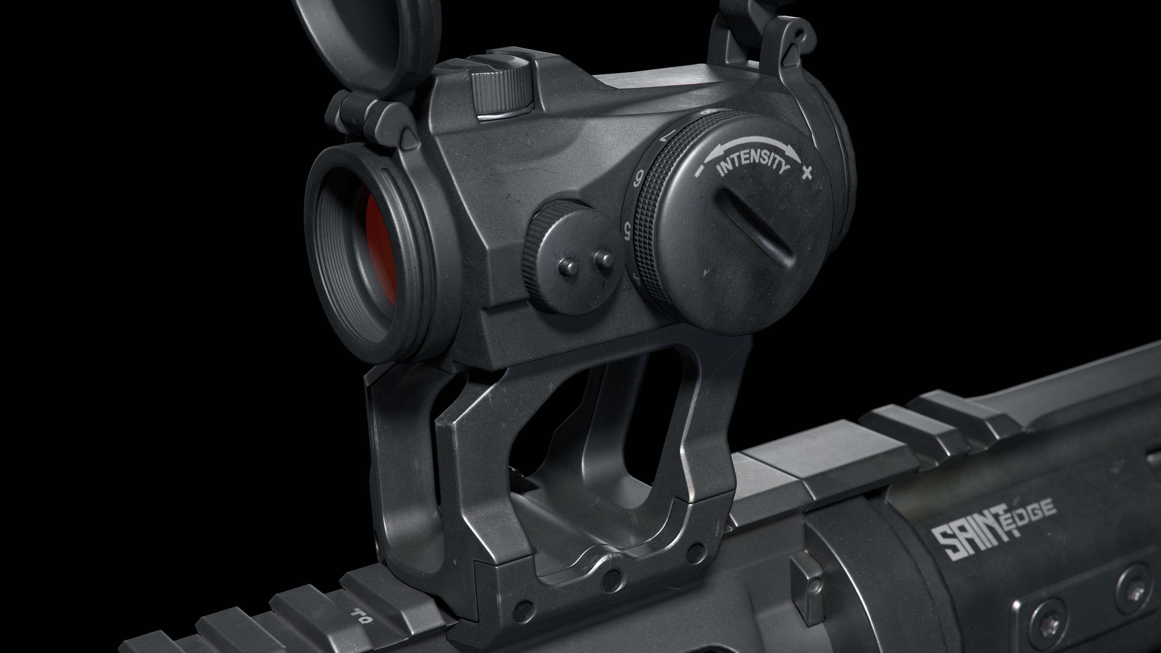 3D model Springfield Armory Saint edge PDW Saint edge EVAC ar15 pistols ...