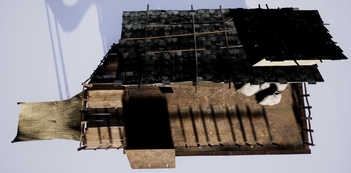 Poor man house free VR / AR / low-poly 3D model | CGTrader