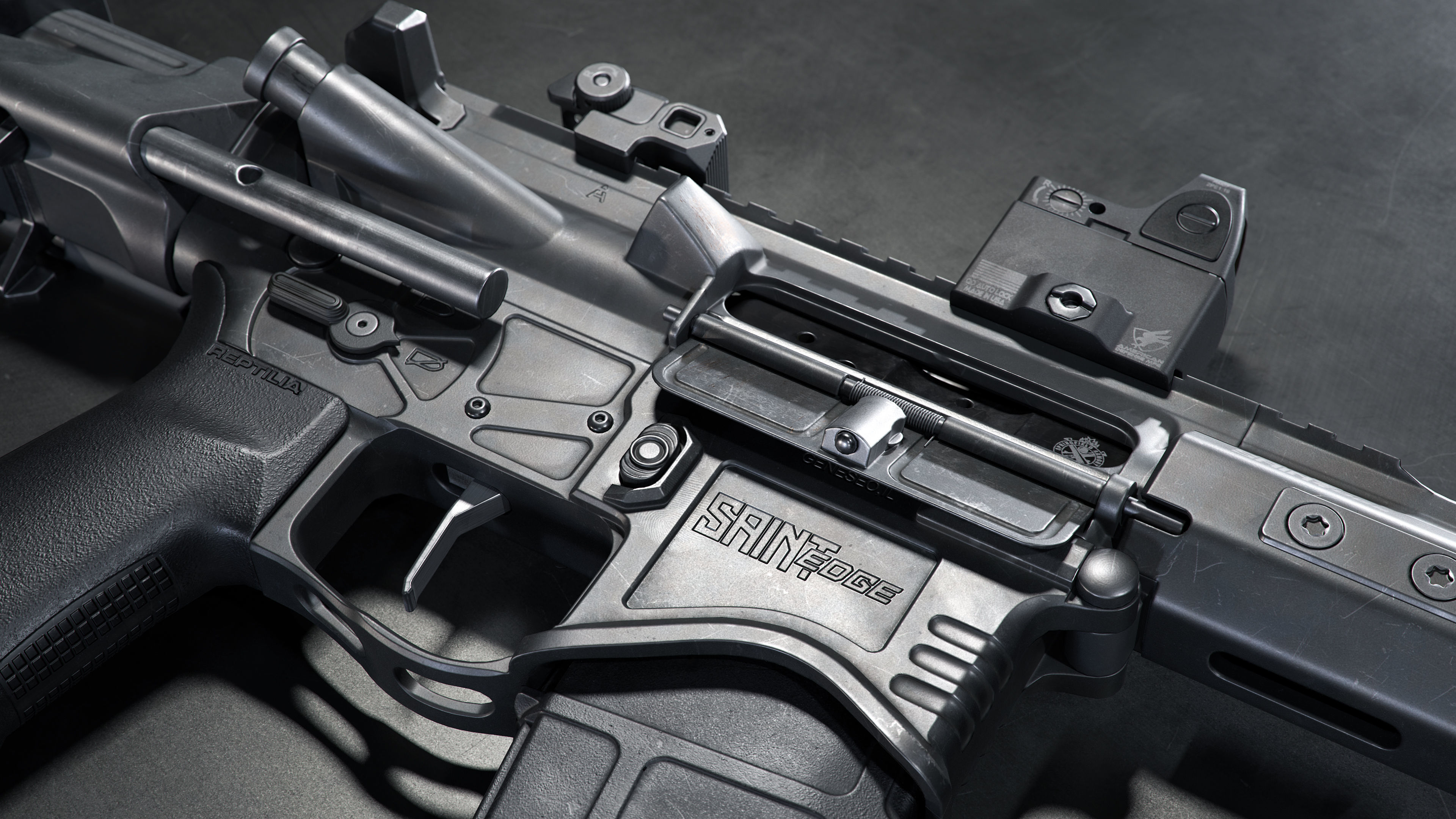 3D model Springfield Armory Saint edge PDW ar15 pistol VR / AR / low ...