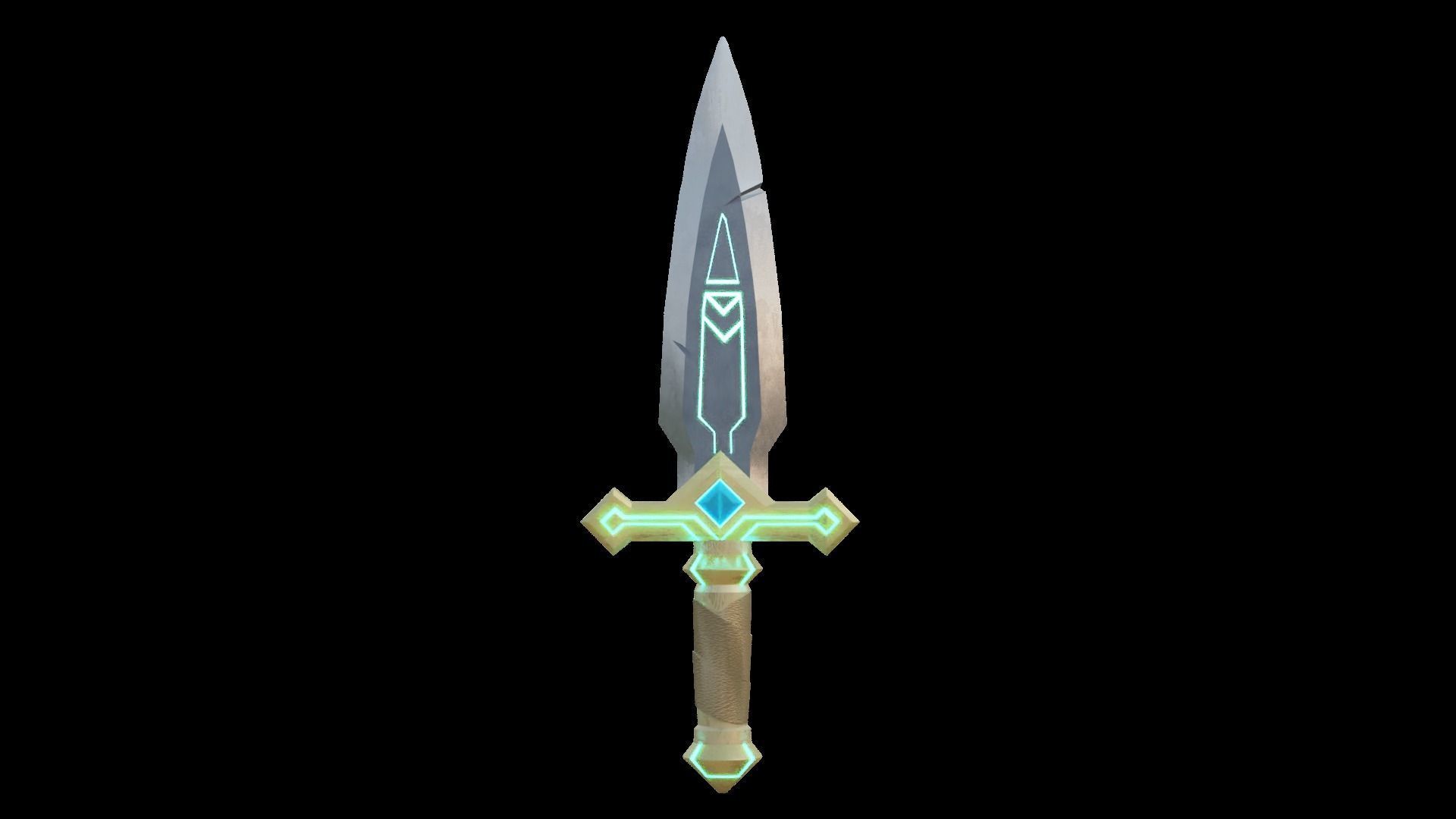 VR / AR ready Stylized Game Ready Sword Asset Free Viktig