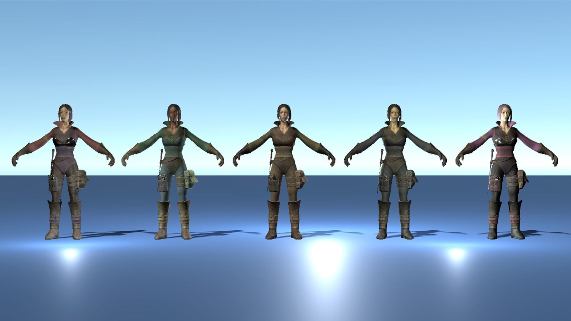 3D model Female Robber VR / AR / low-poly rigged animated | CGTrader