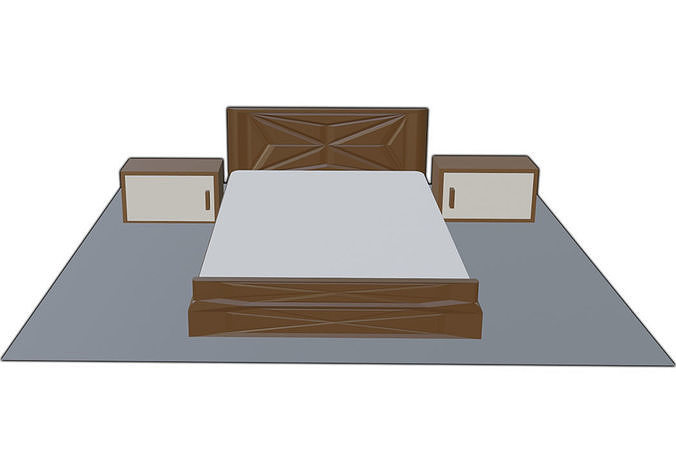 3D model SUPER BED VR / AR / low-poly | CGTrader