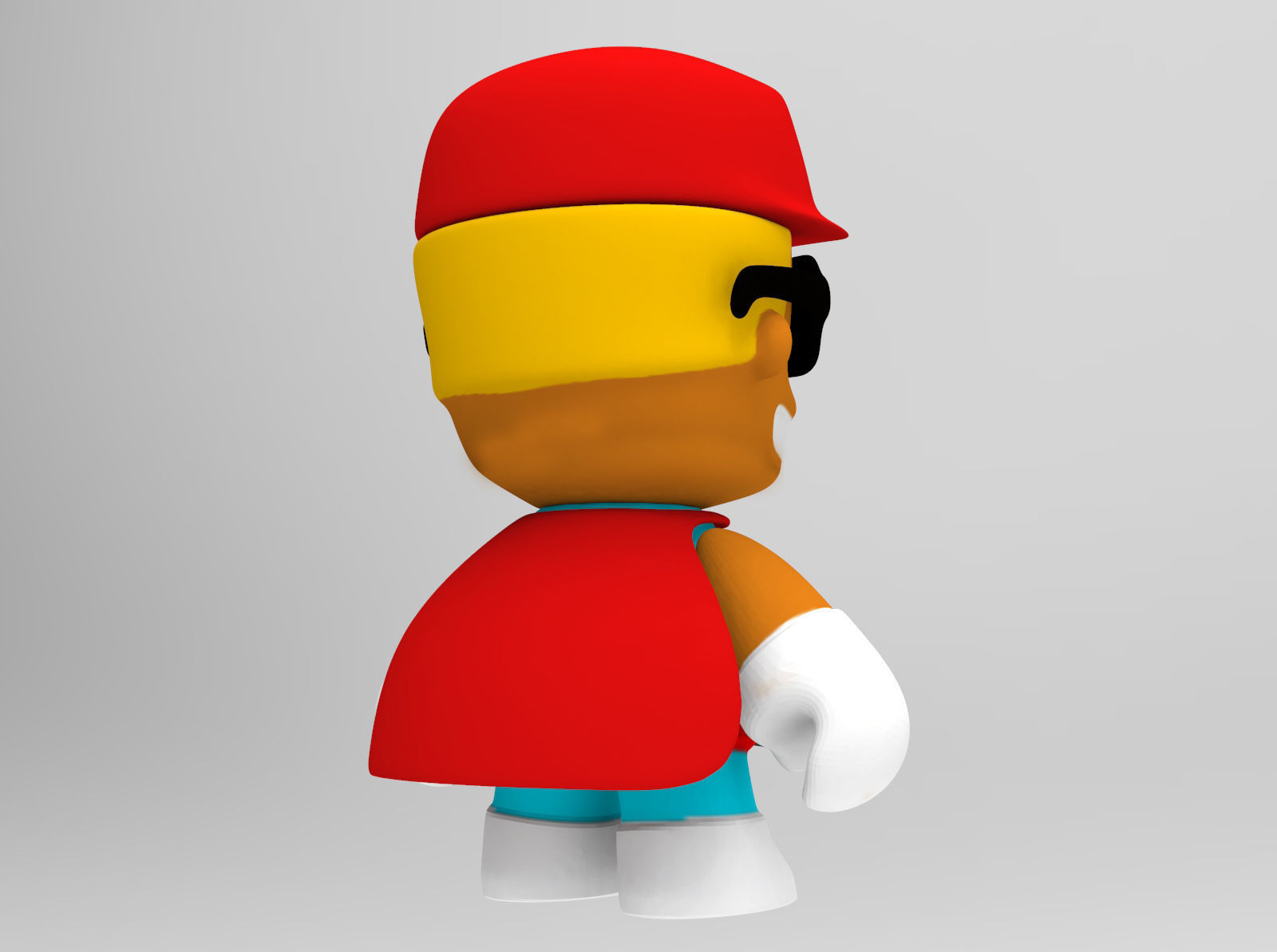 Duffman Chibi Los Simpsons Hombre Duff 3D model 3D printable | CGTrader