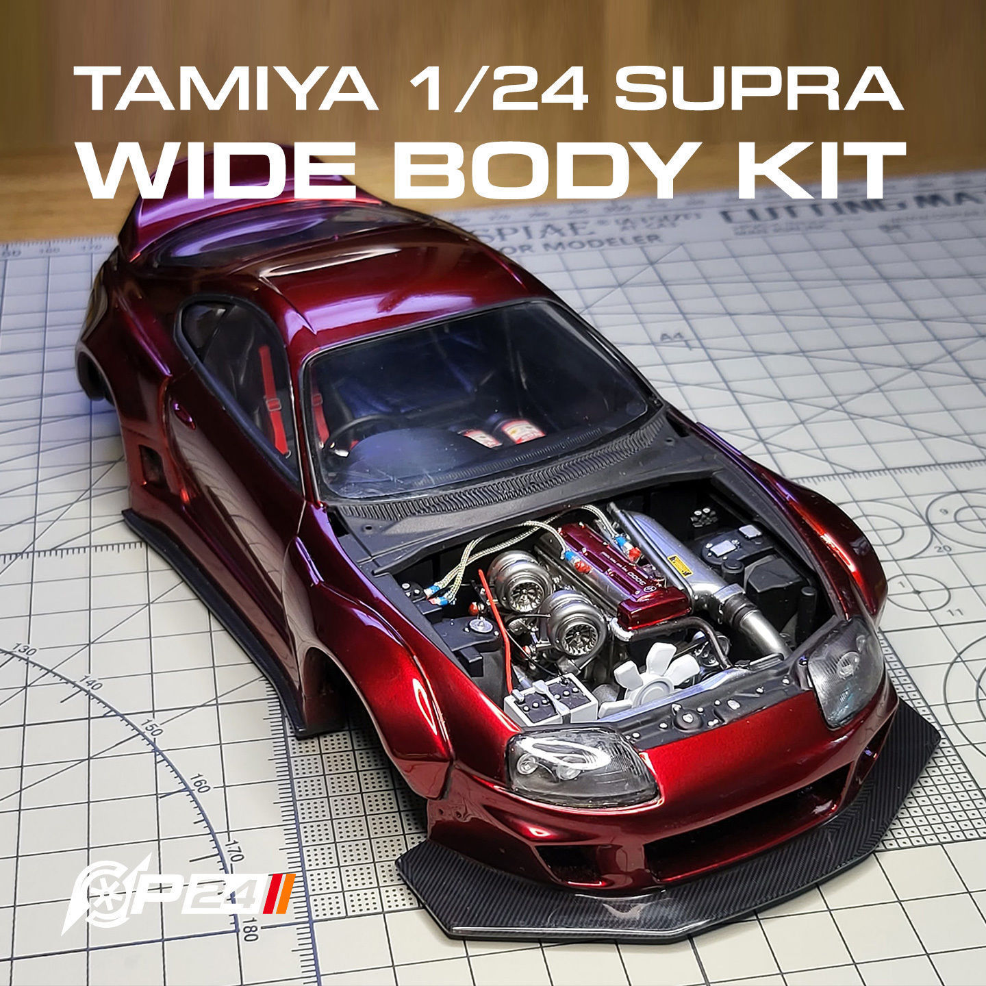 Tamiya Supra custom wide body kit 3D model 3D printable | CGTrader