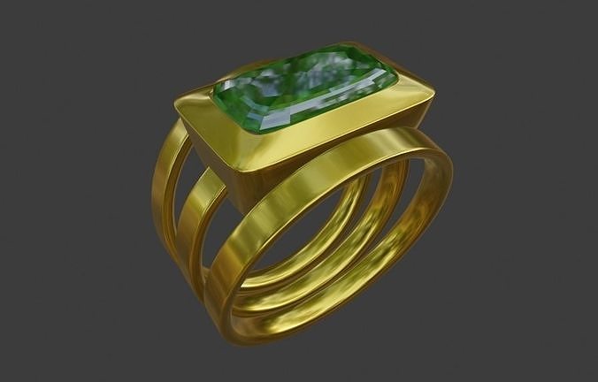 ring art 7 3D model | CGTrader