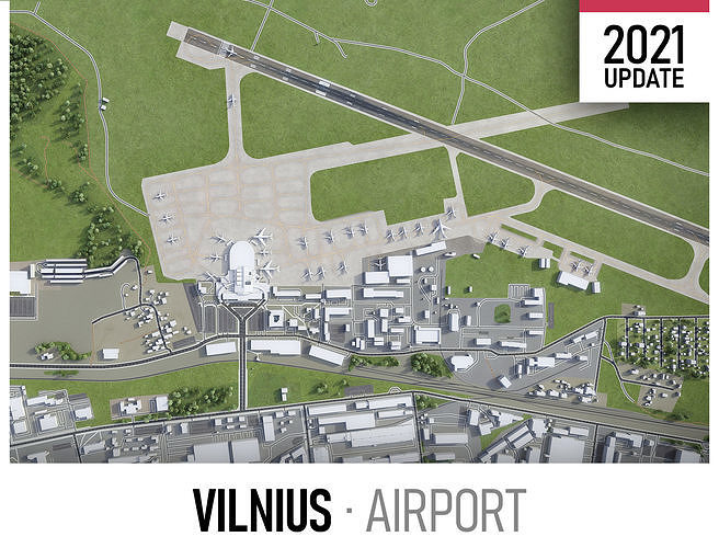 3D model Vilnius Airport VR / AR / low-poly | CGTrader