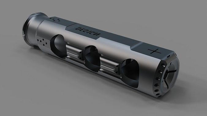 muzzle brake next generation 3D model | CGTrader
