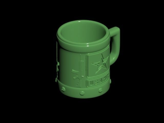 US army cup 3D model 3D printable | CGTrader