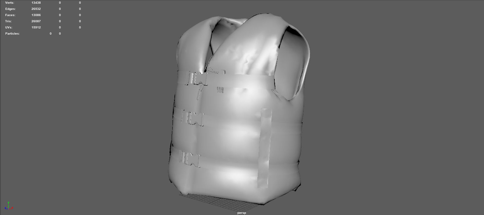LIFEJACKET life jacket 3D model | CGTrader