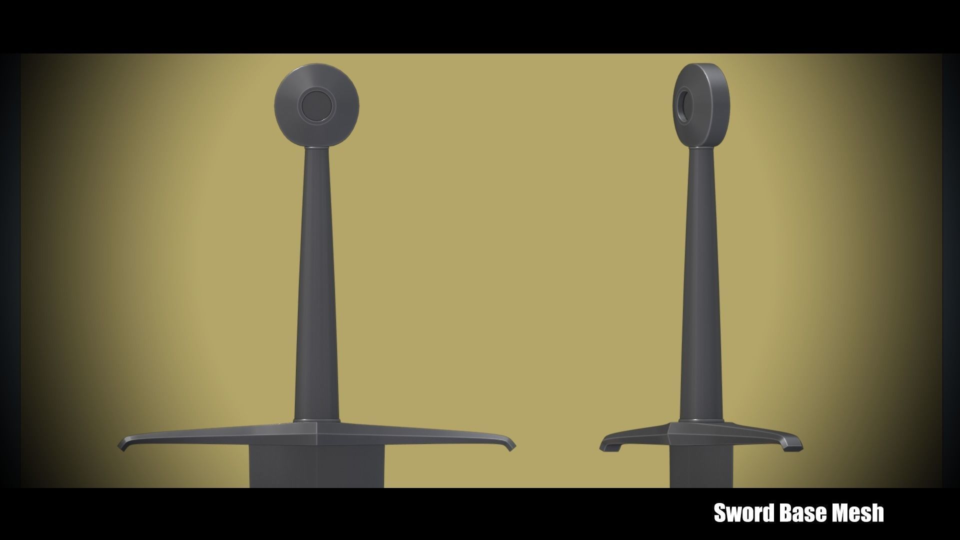 3D model Sword Base Mesh 01 VR / AR / low-poly | CGTrader