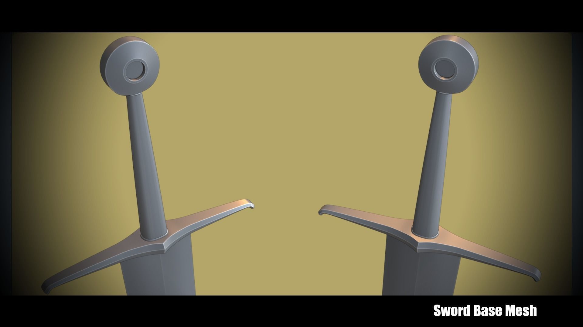 3D model Sword Base Mesh 01 VR / AR / low-poly | CGTrader