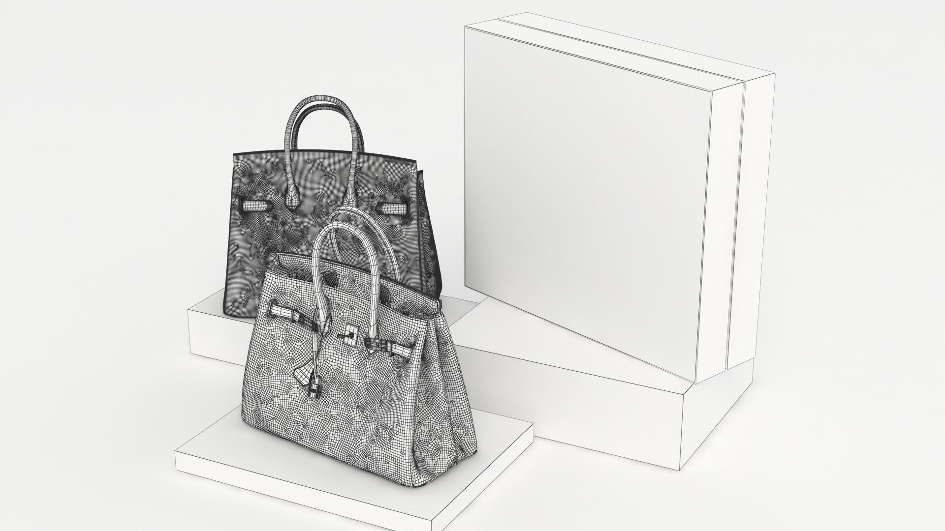 HERMES BIRKIN 001 3D model | CGTrader
