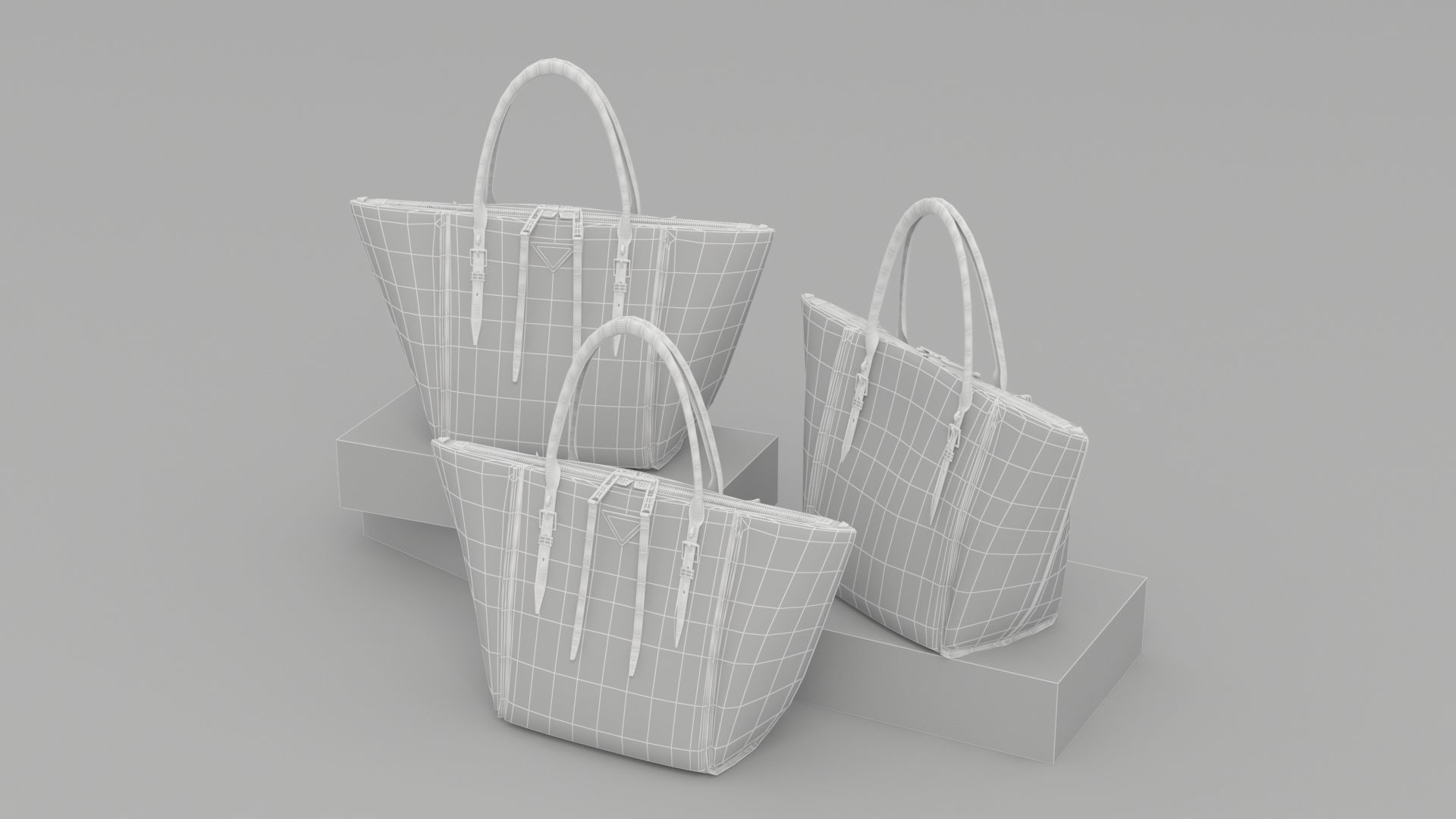 PRADA BAG 001 3D model | CGTrader