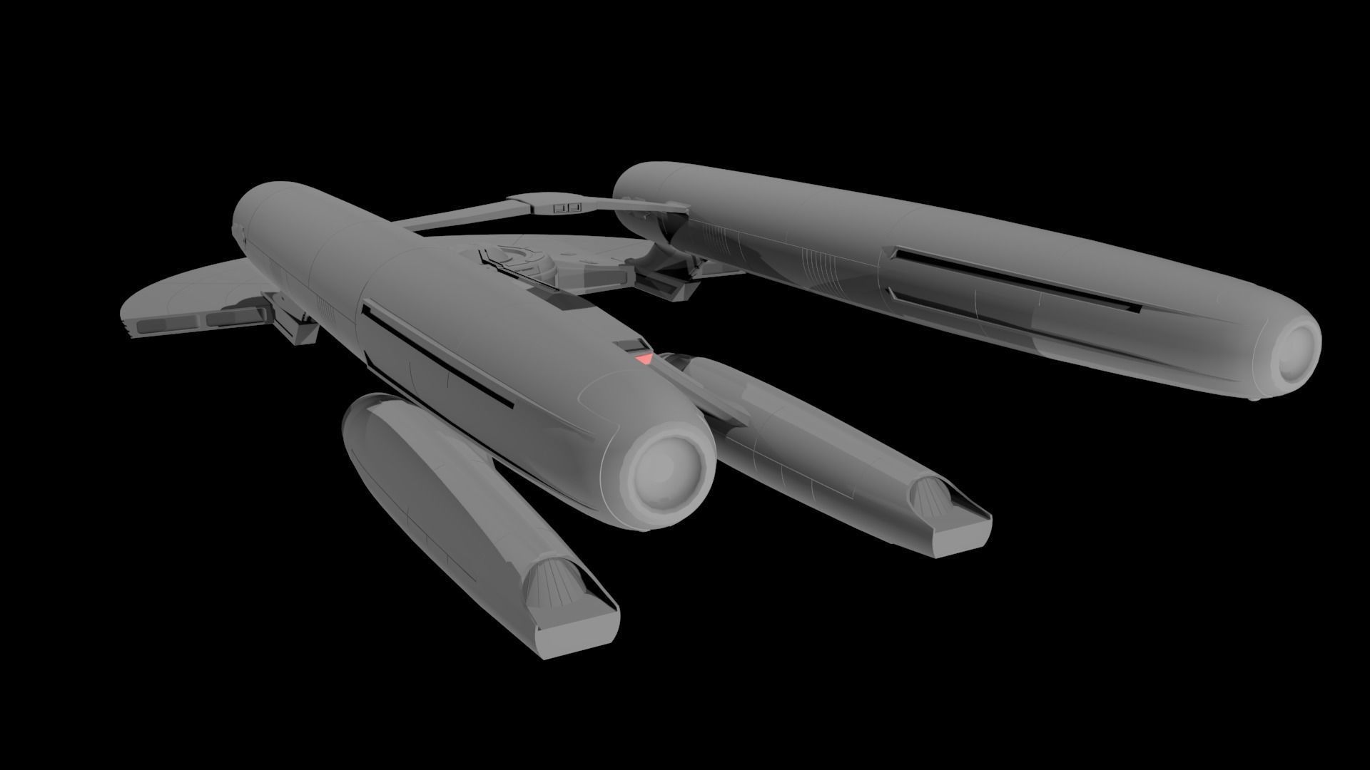 Star Trek USS Newton NCC-1727 3D Model 2009 Film 3D model | CGTrader