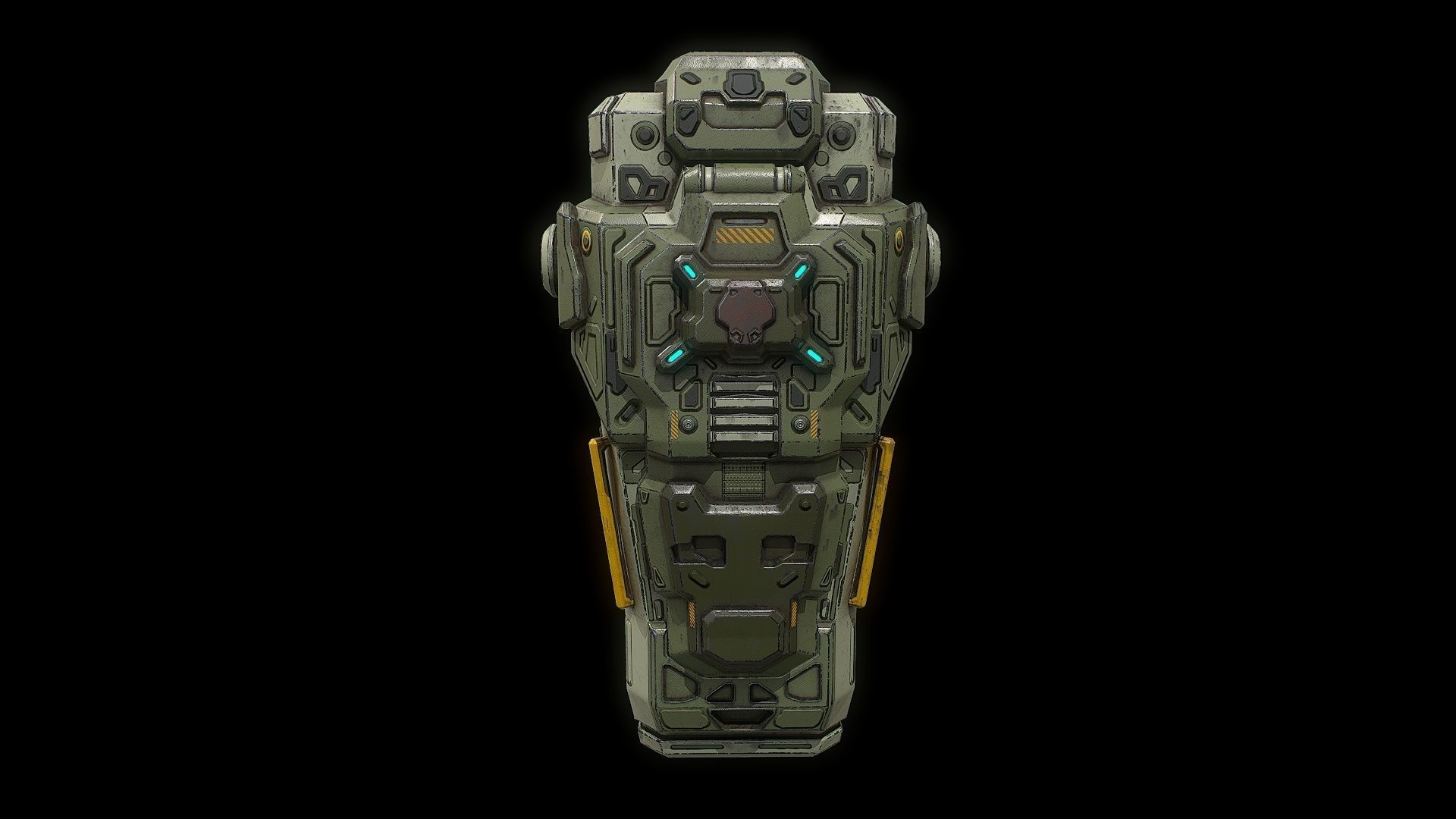 3D model Low poly sci fi drop pod VR / AR / low-poly | CGTrader