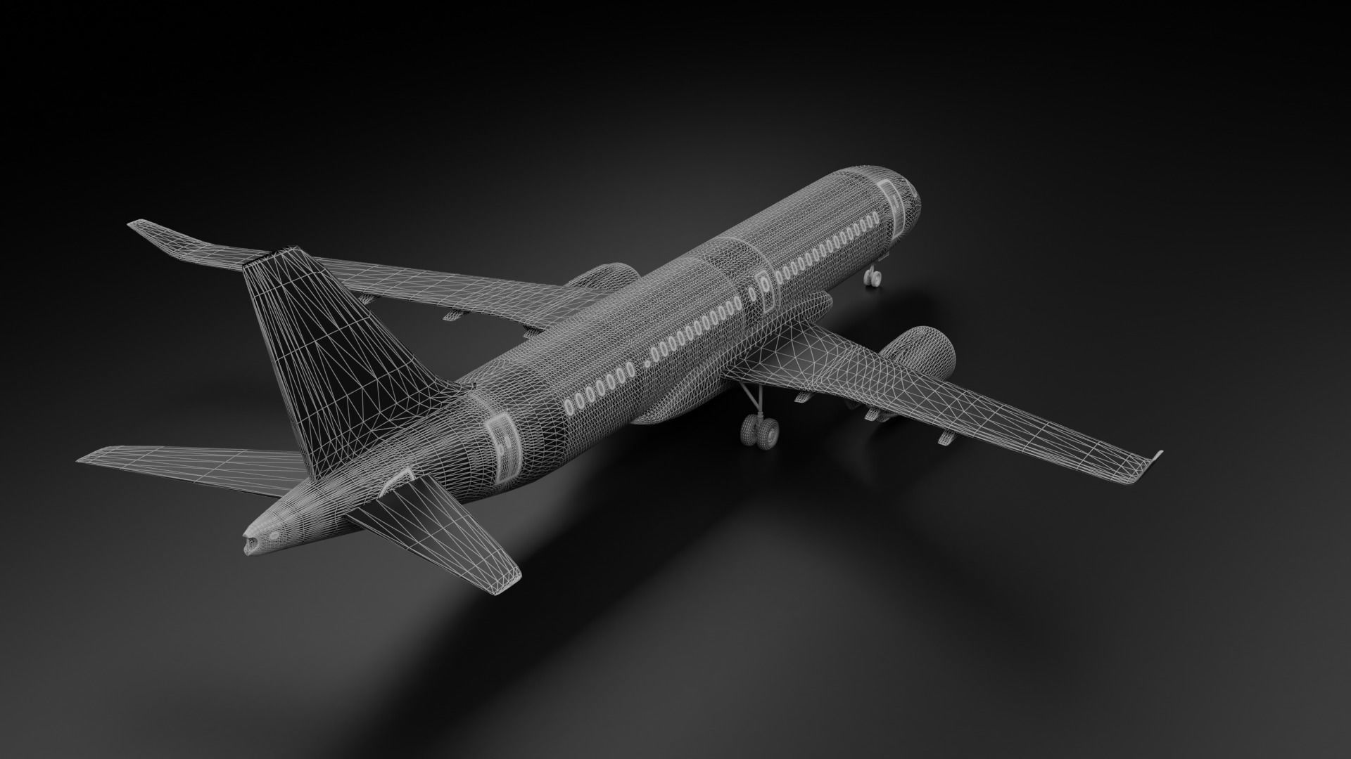 Airbus A220-300 3D model | CGTrader