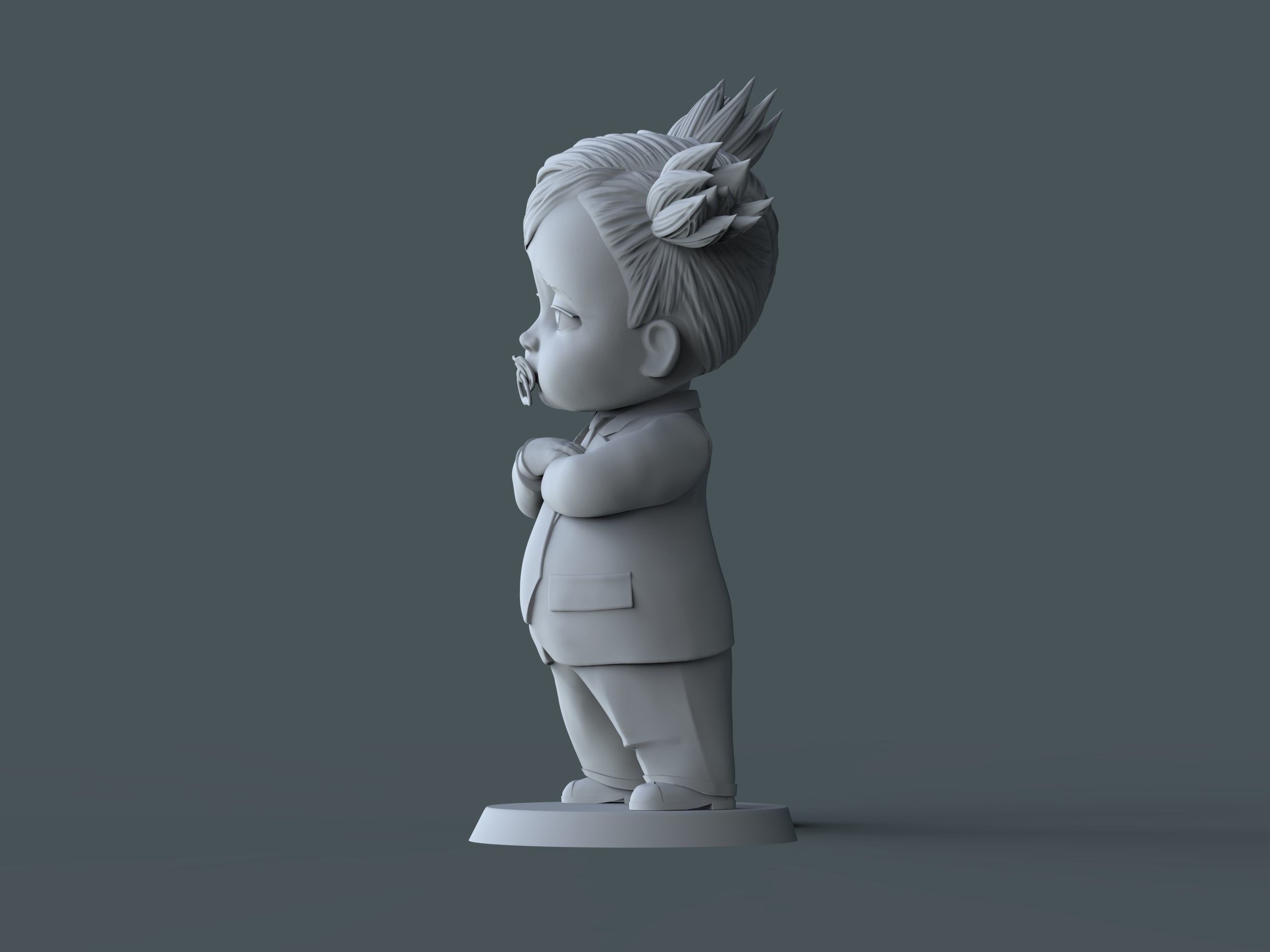 Boss Baby-girl 3D model 3D printable | CGTrader
