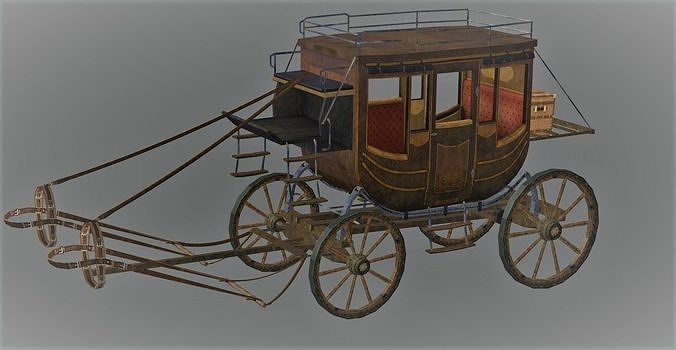 CARM - Carriage 04 3D model | CGTrader