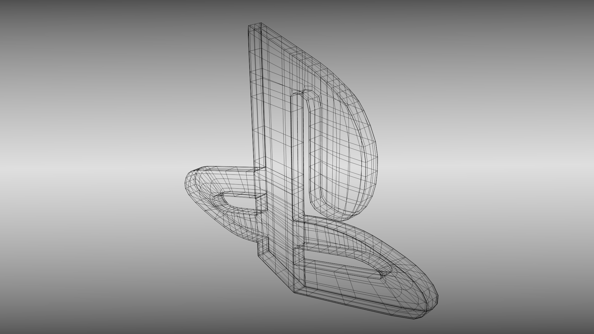 Playstation logo free 3D model | CGTrader