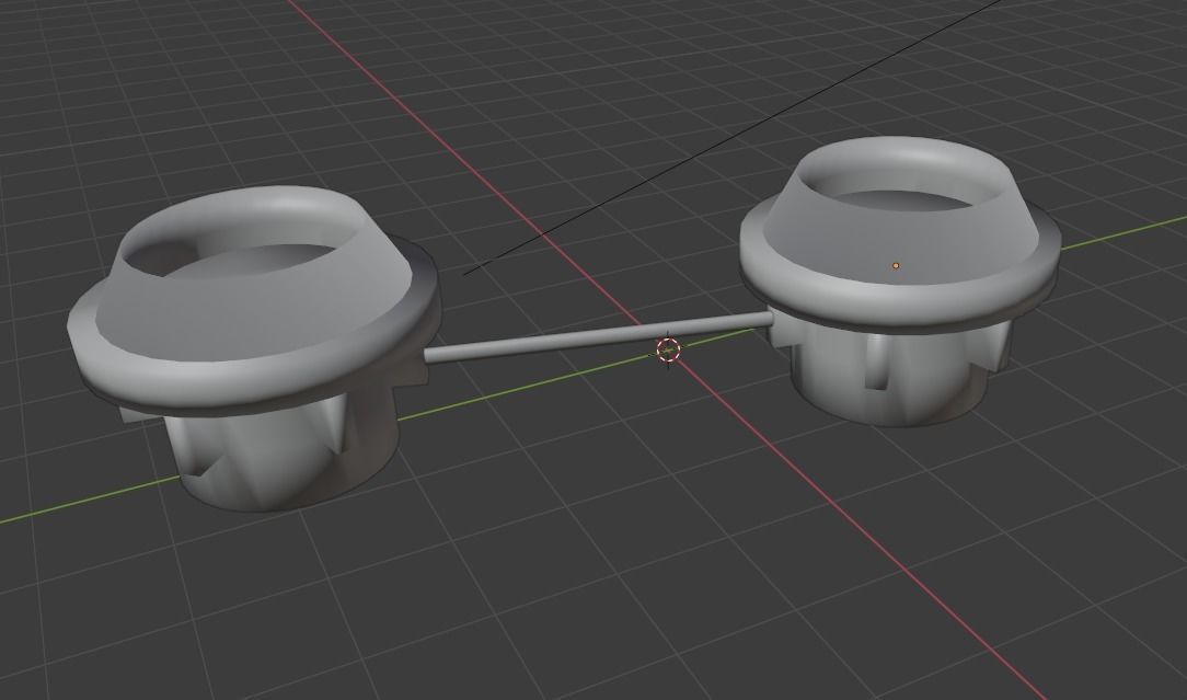 Industrial space colony asset low poly free VR / AR / low-poly 3D model ...