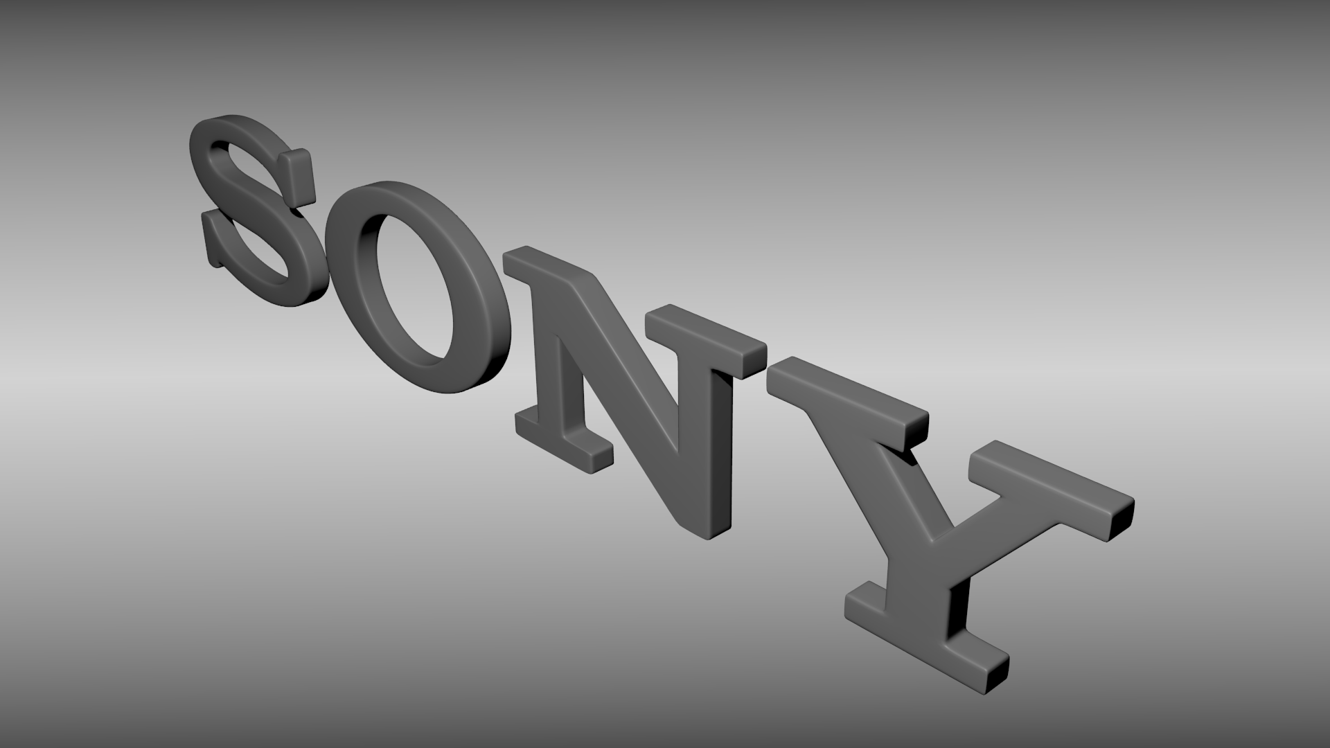 Sony logo free 3D model | CGTrader